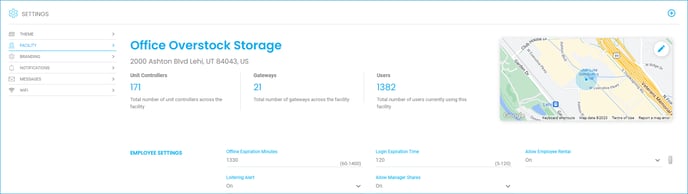Defining the Employee Settings