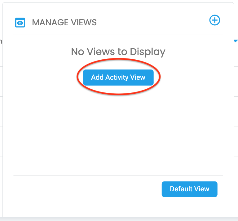 Managing Saved Activity Views