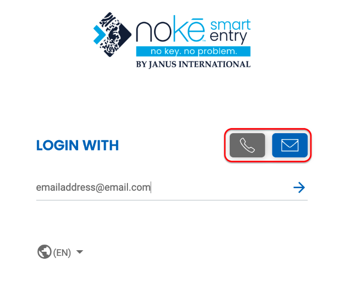 Logging in to the Web Portal and Mobile App