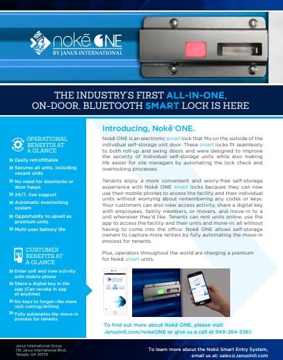 5 Reasons Smart Locks are a Self Storage Manager's Best Friend